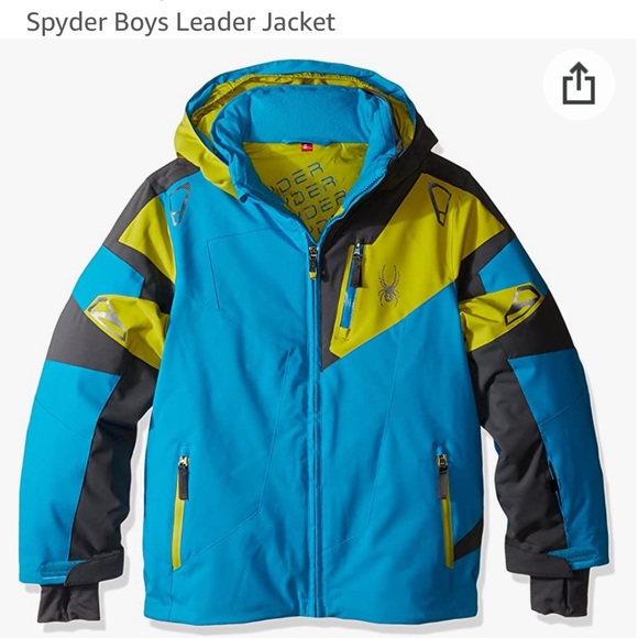 Spyder | Jackets & Coats | Spyder Boys Leader Jacket 0 Polyestermachine ...